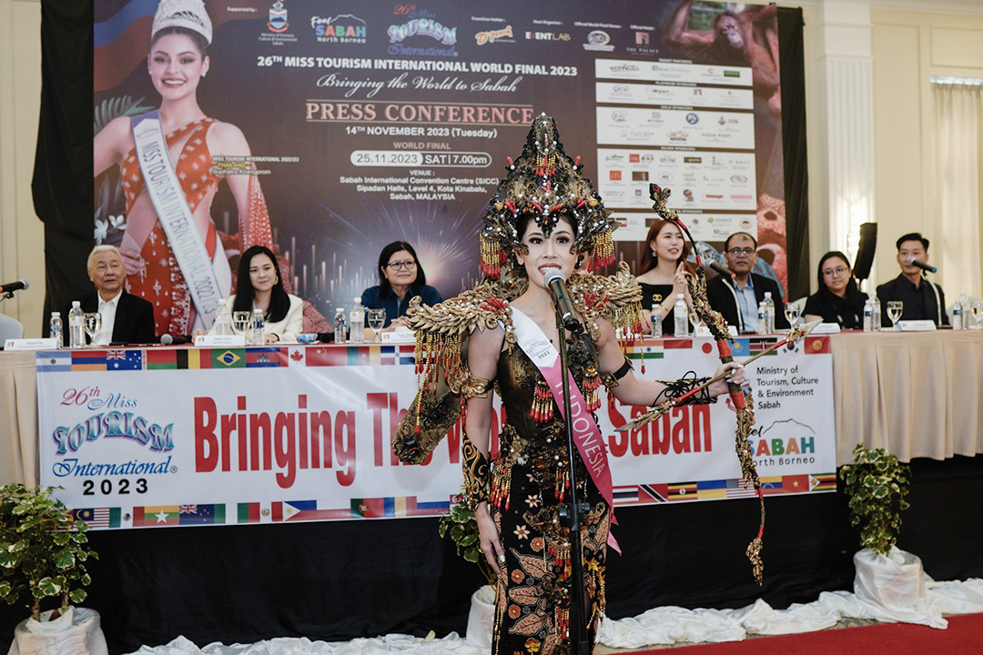 MTI 2023 : Press Conference at The Palace Hotel KK – Miss Tourism International